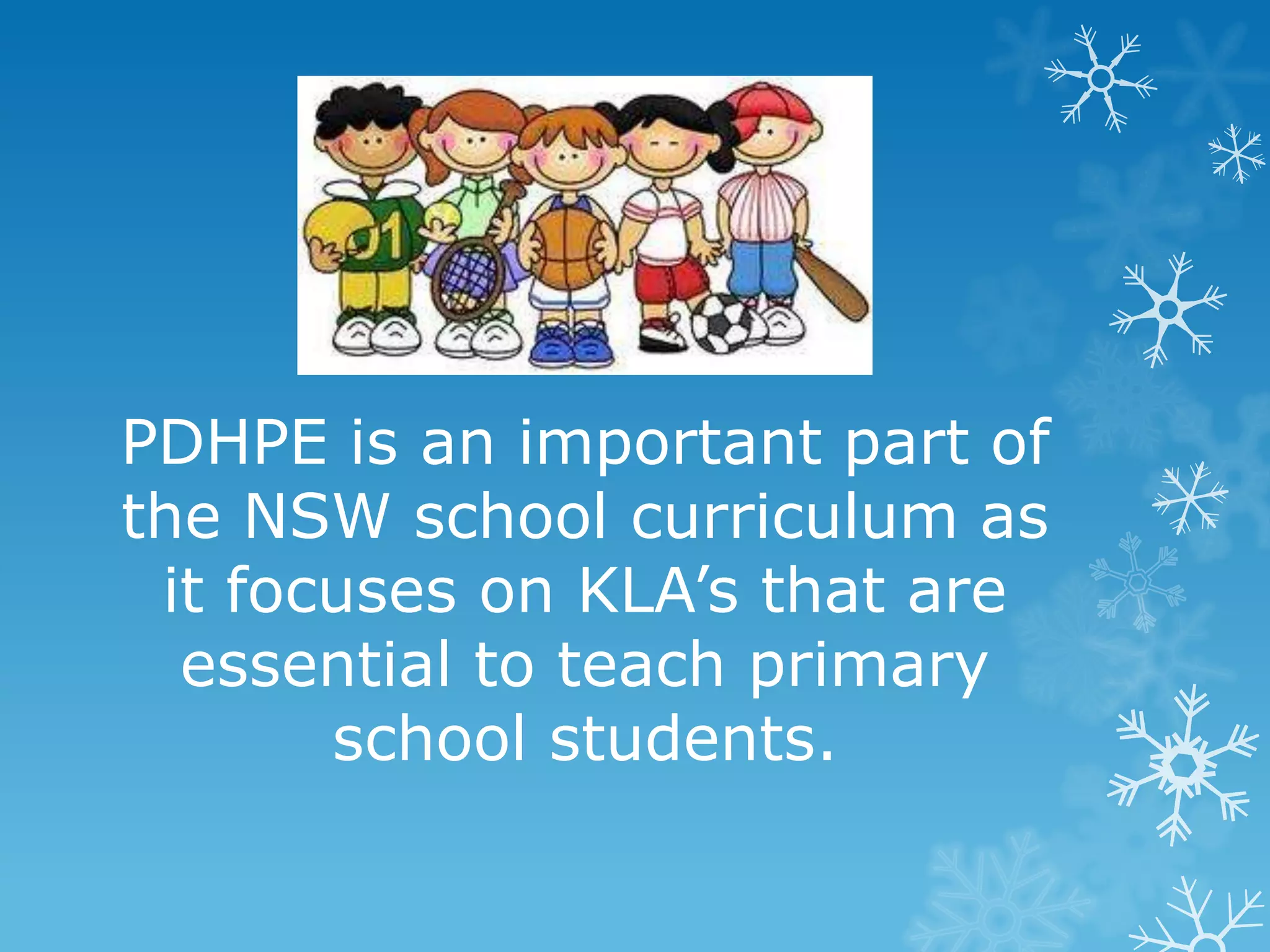 Pdhpe in our schools | PPTX