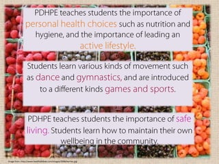 Pdhpe in primary school | PPTX