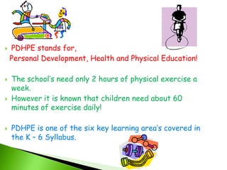 PDHPE in Primary Schools | PPTX | Children\'s Health | Healthy Living