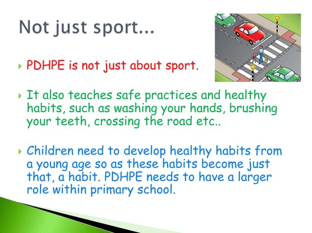 PDHPE in Primary Schools | PPTX | Children\'s Health | Healthy Living