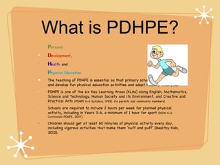 Pdhpe in schools | PPT