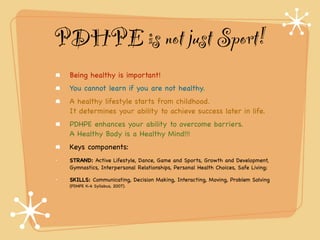 Pdhpe in schools | PPT