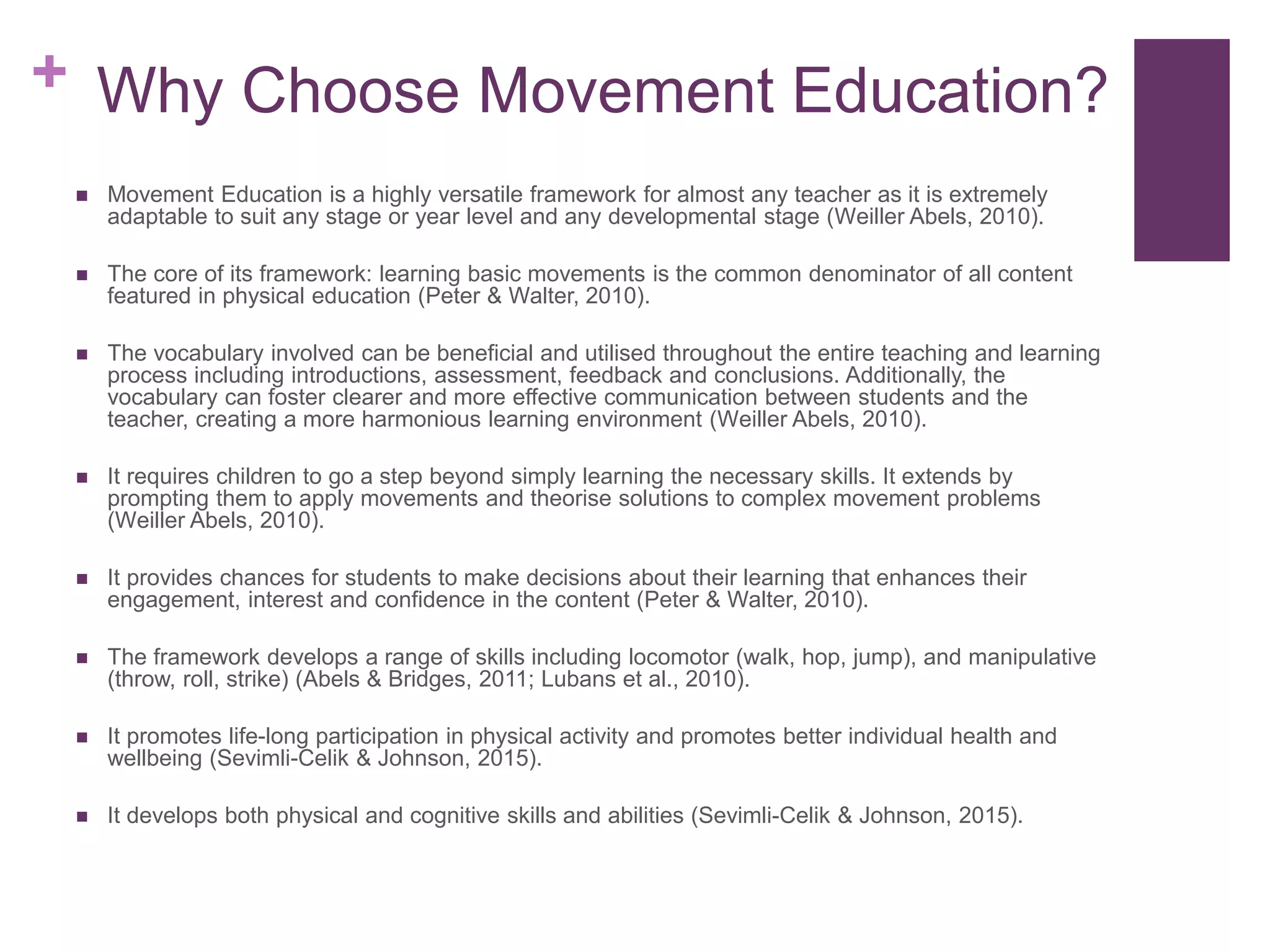 Pdhpe movement education ppt | PPTX