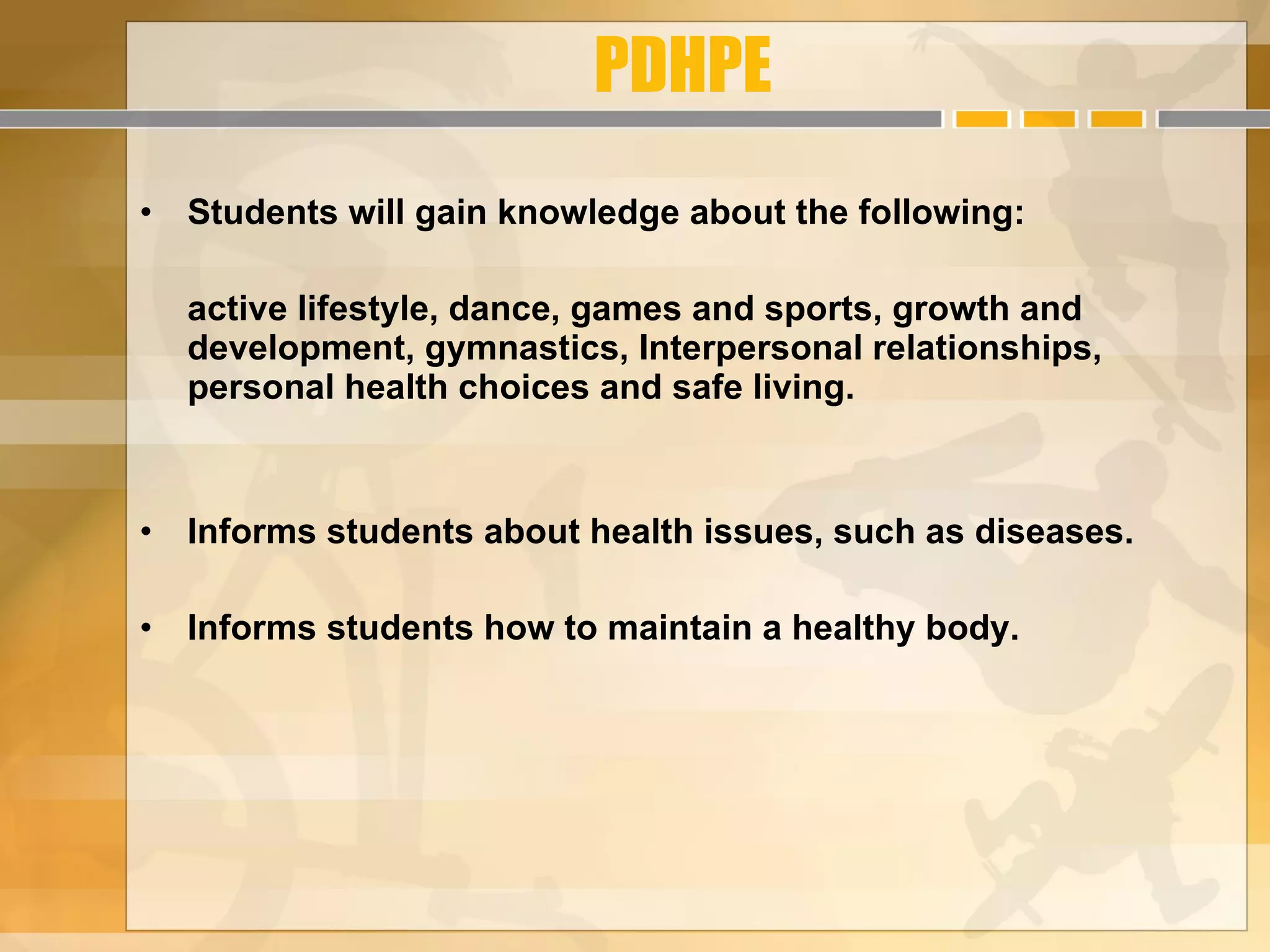 Pdhpe powerpoint | POT