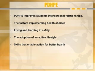 Pdhpe powerpoint | POT