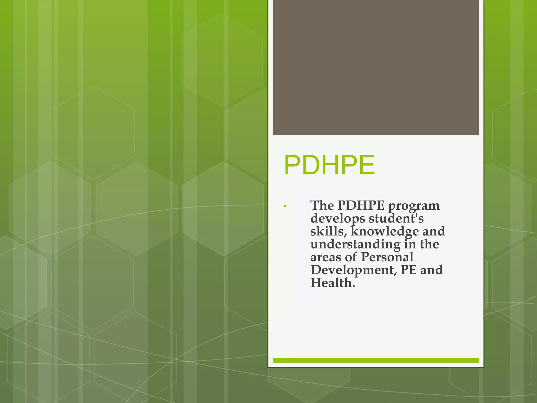 Pdhpe powerpoint | PPT