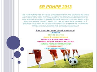 Pdhpe powerpoint 17008134 | PPT