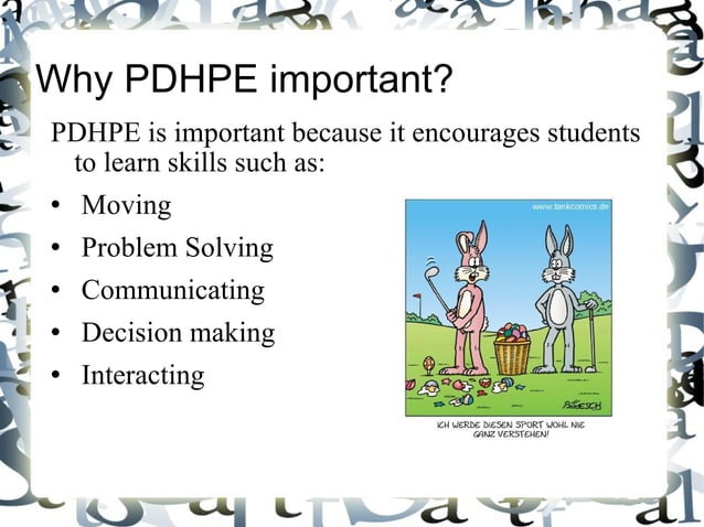 Pdhpe pp | PPT | Education