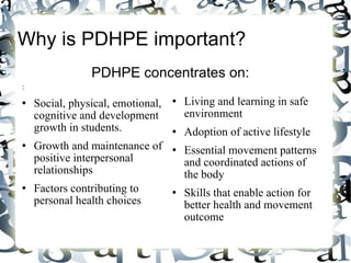 Pdhpe pp | PPT | Education