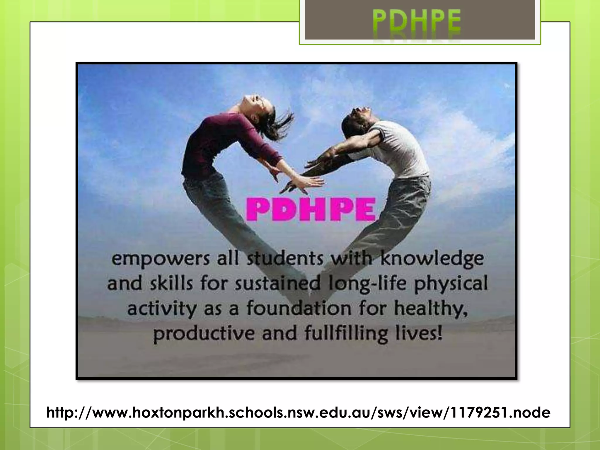 PDHPE PP Presentation | PPTX