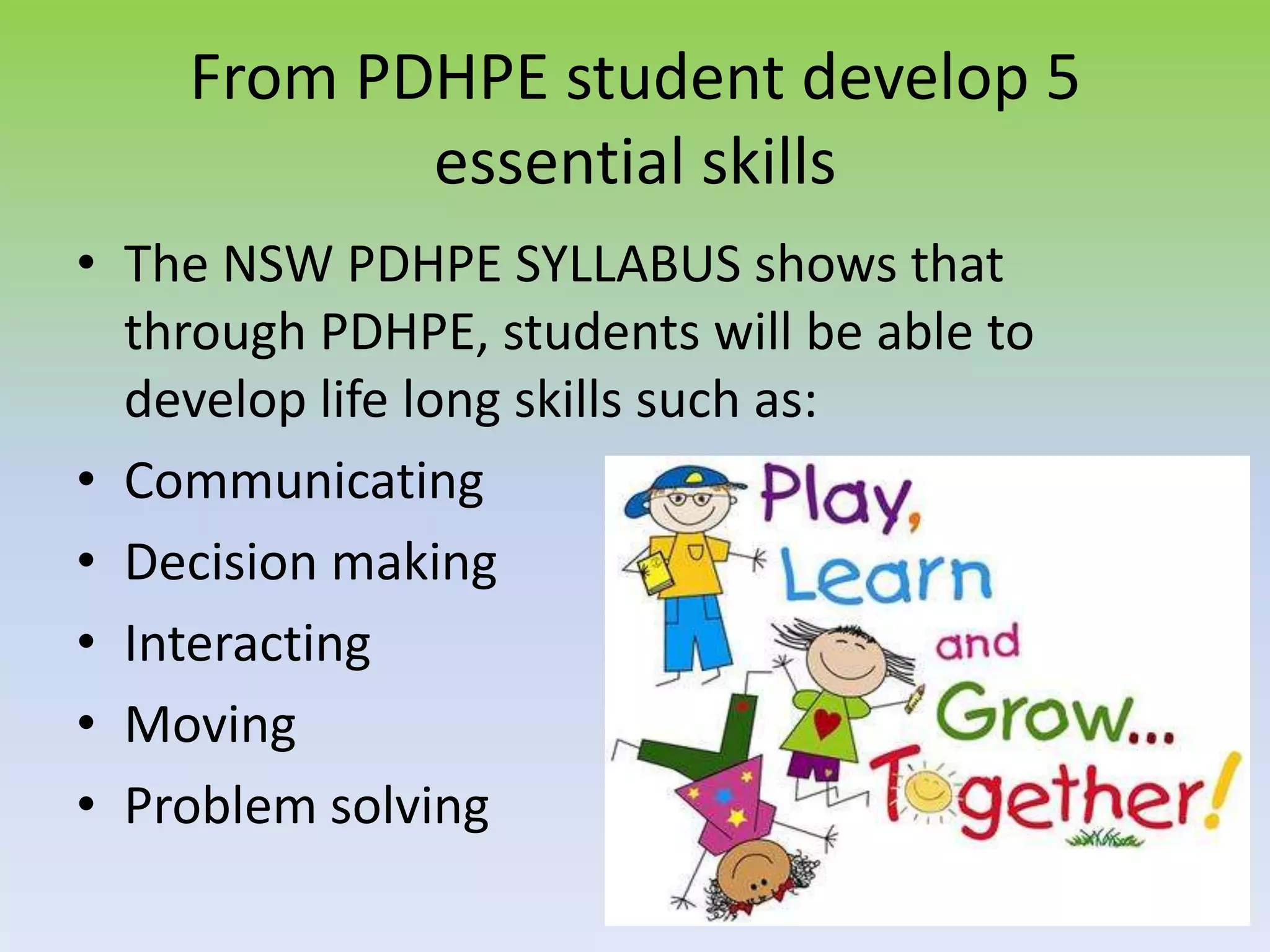 Pdhpe ppt | PPTX