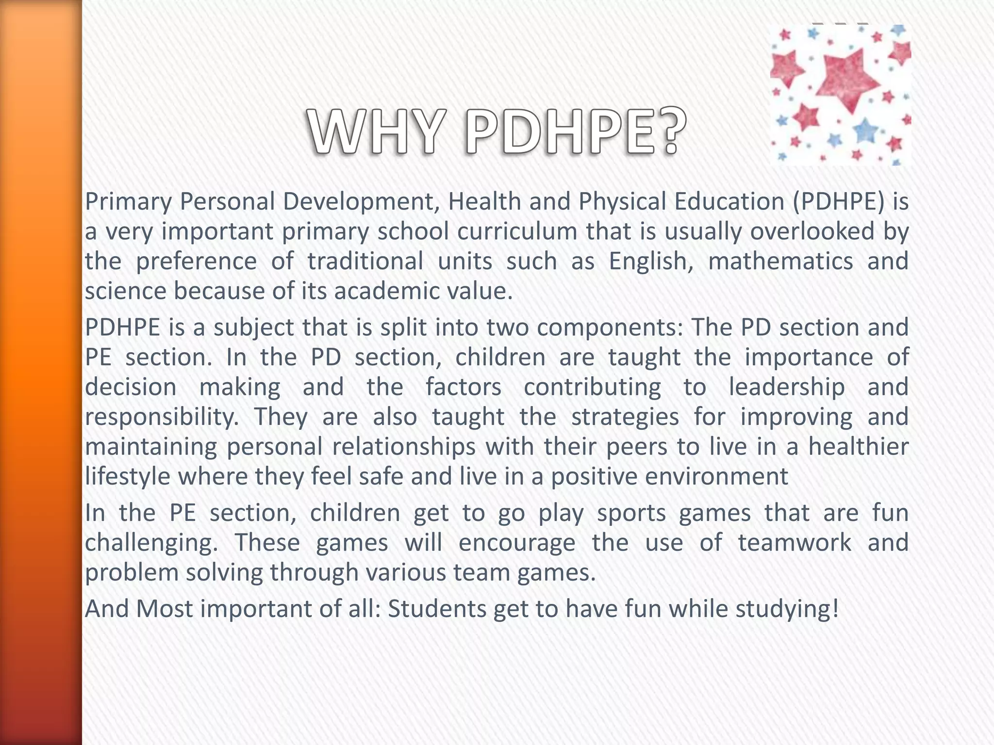 Pdhpe ppt | PPTX