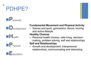 Pdhpe presentation | PPT