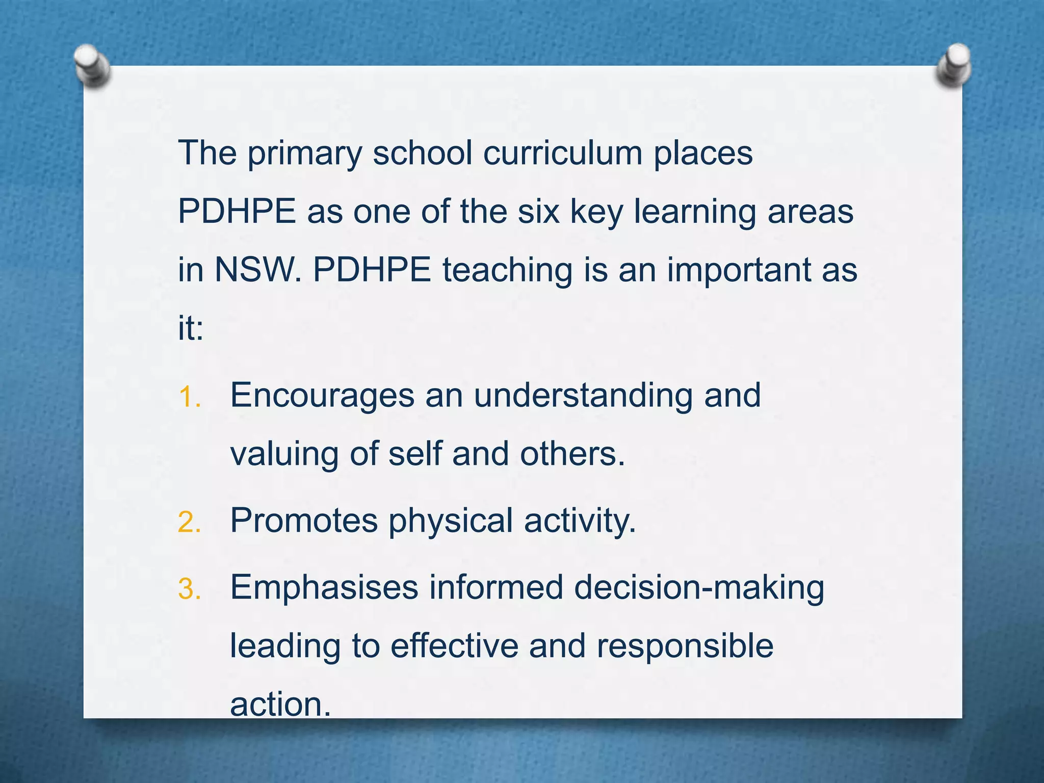 Pdhpe presentation | PPT