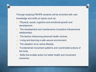 Pdhpe presentation | PPT