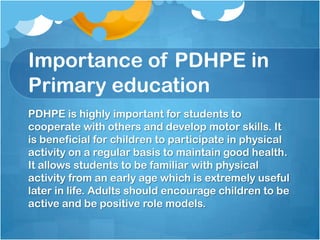 Pdhpe presentation | PPT