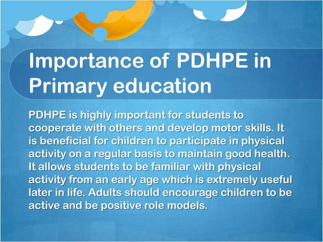 Pdhpe presentation | PPT