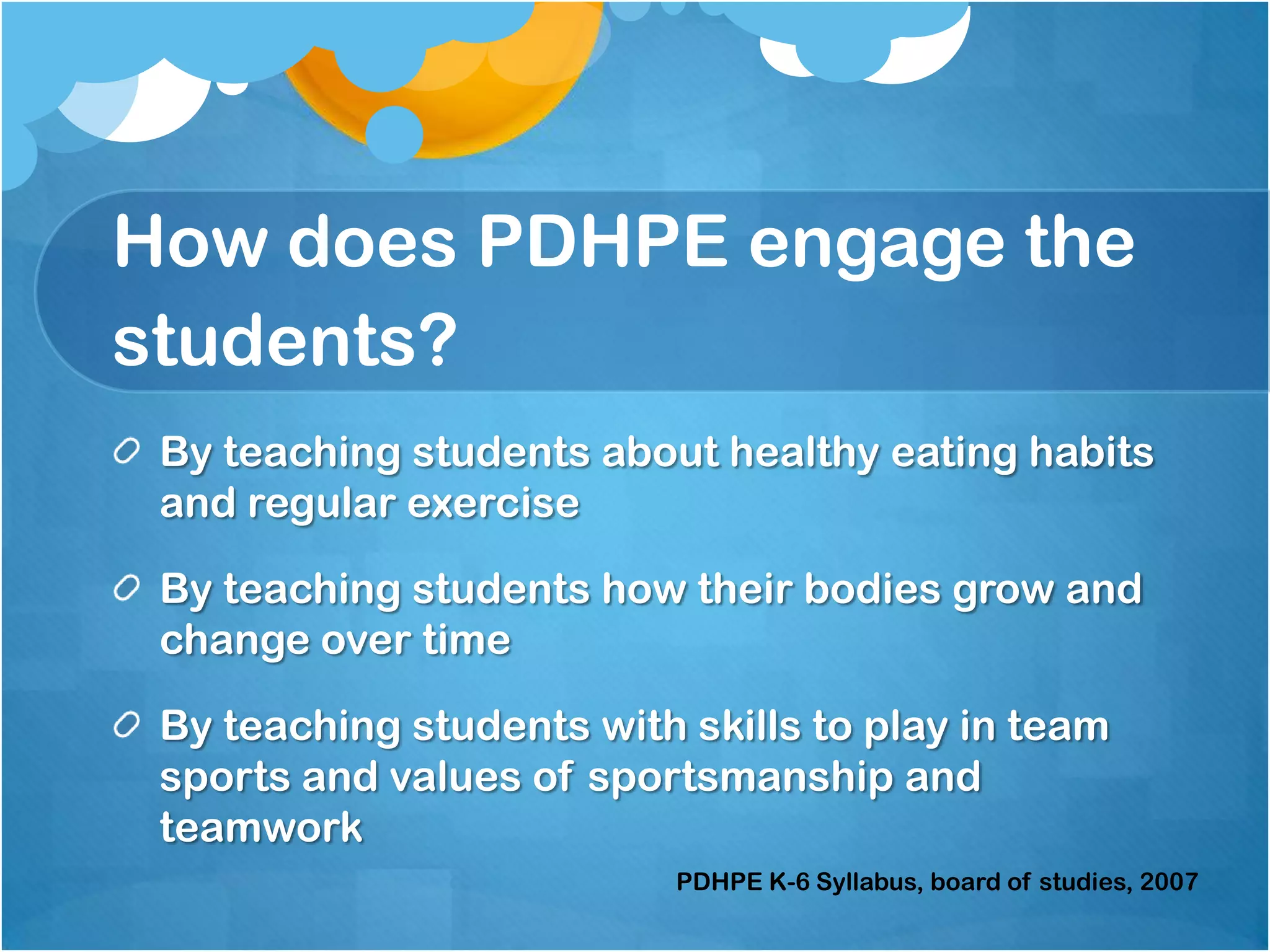 Pdhpe presentation | PPTX