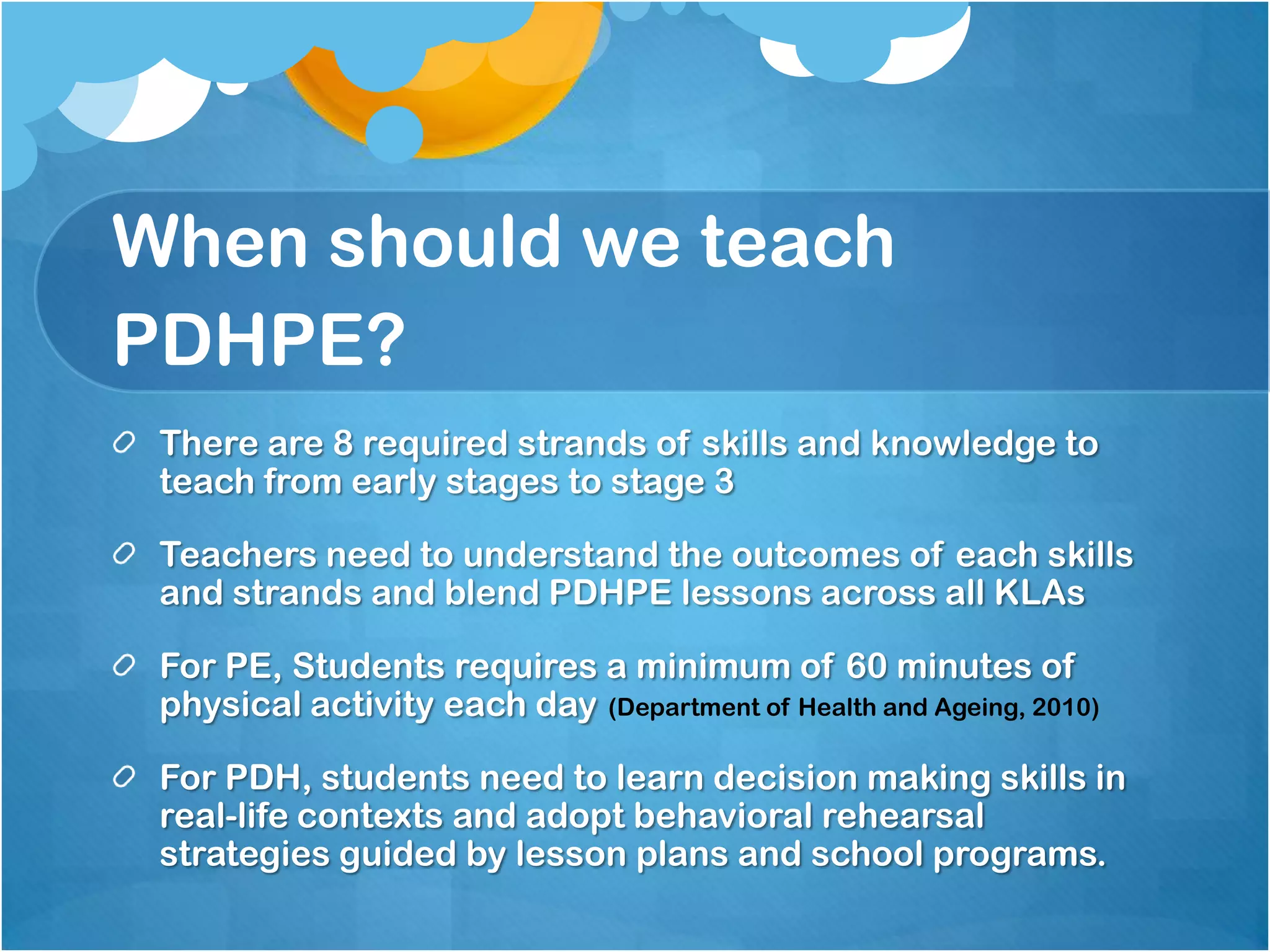 Pdhpe presentation | PPTX