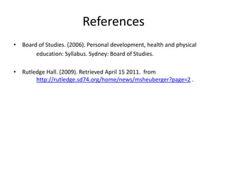 Pdhpe presentation and rationale. | PPTX
