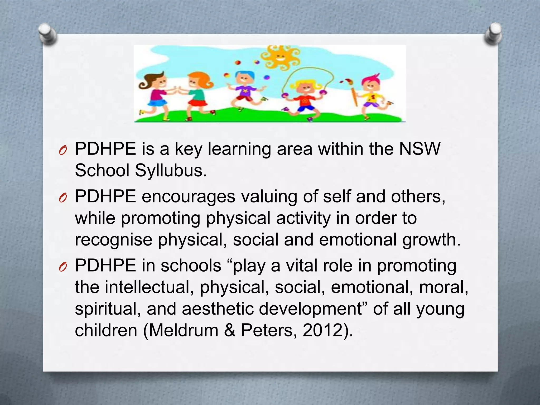 Pdhpe presentation for weebly | PPT
