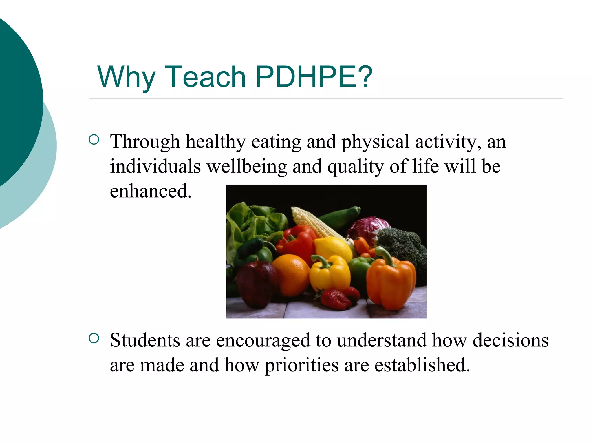 PDHPE Rationale | PPT