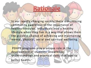 Pdhpe rationale | PPTX