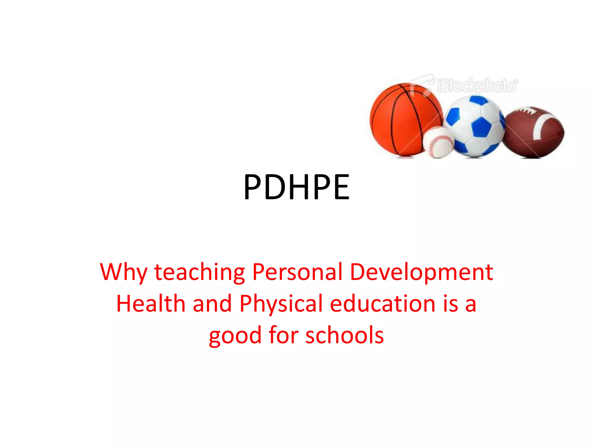 Pdhpe rationale | PPTX