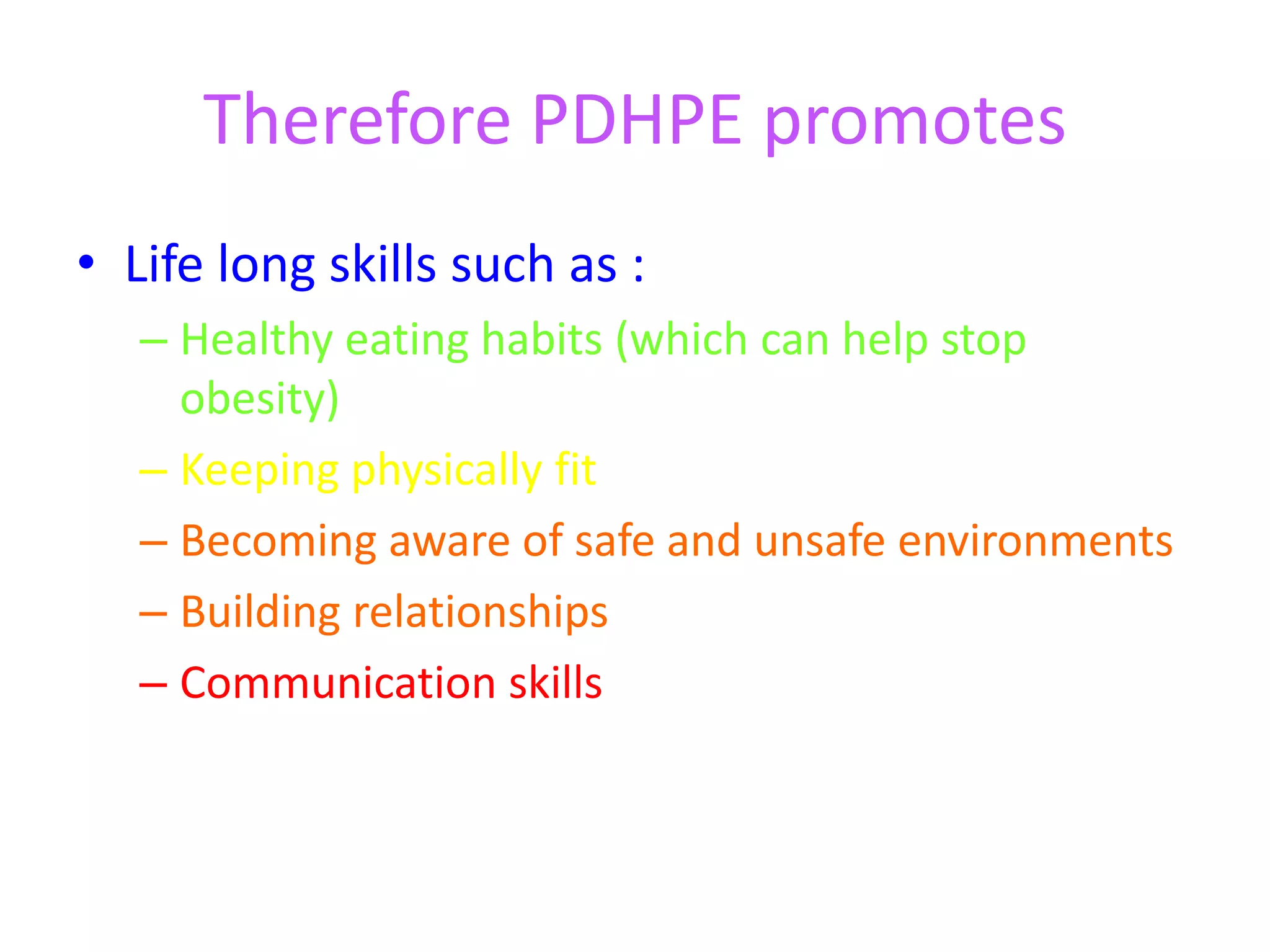 Pdhpe rationale | PPTX