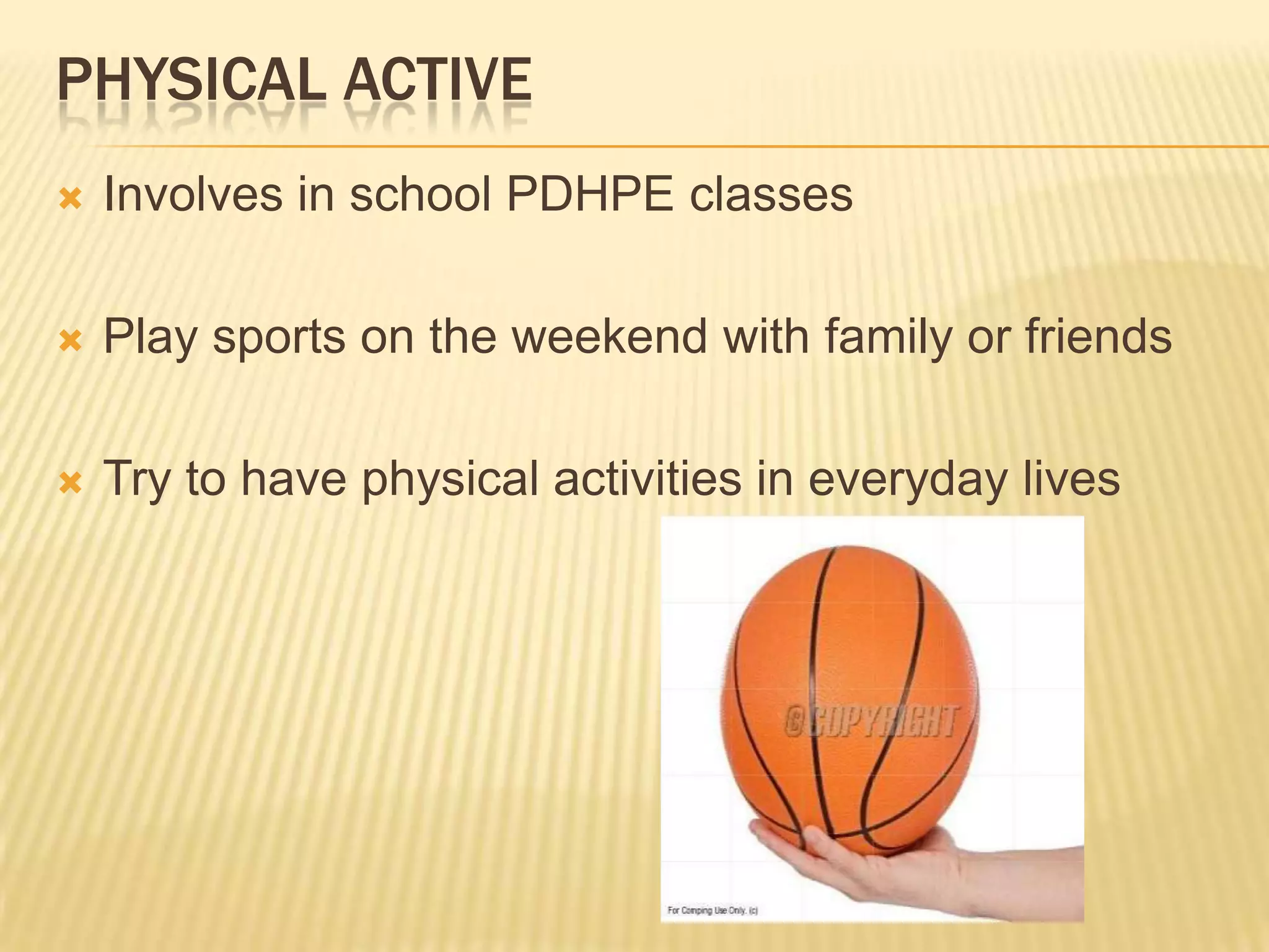 Pdhpe rationale | PPTX | Children\'s Health | Healthy Living