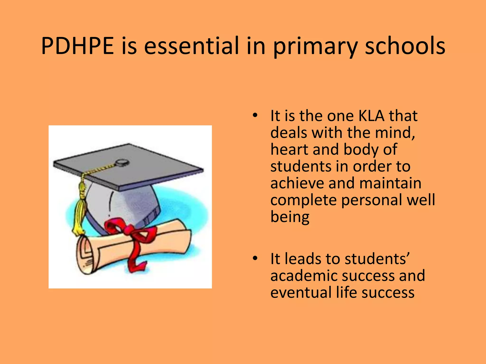 PDHPE rationale | PPTX