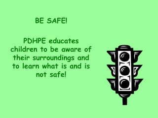 PDHPE RATIONALE | PPTX | Children\'s Health | Healthy Living