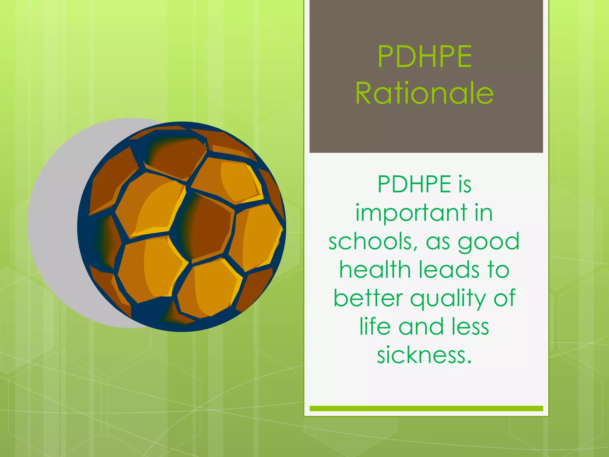 Pdhpe rationale | PPTX