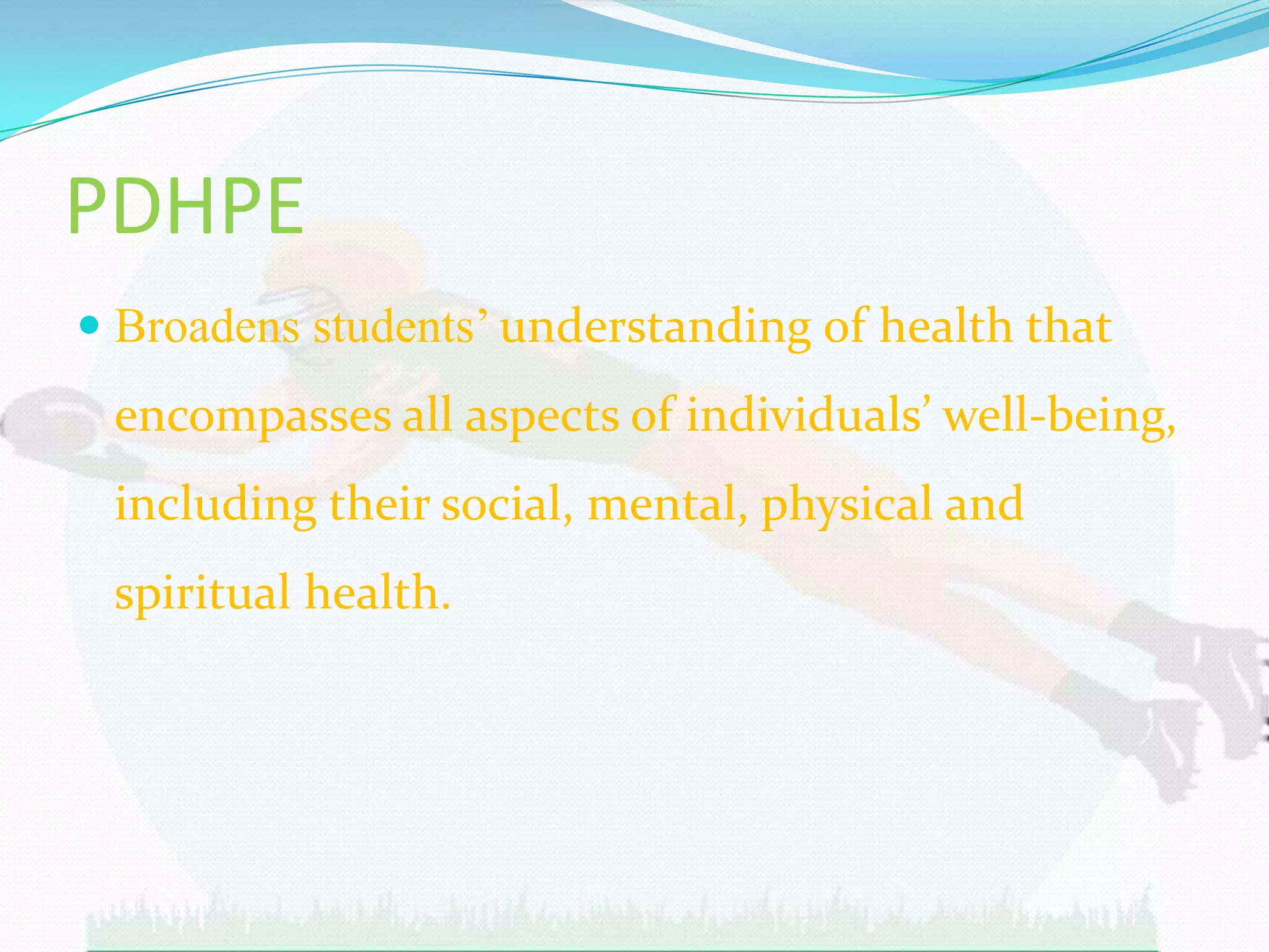 Pdhpe rationale | PPTX