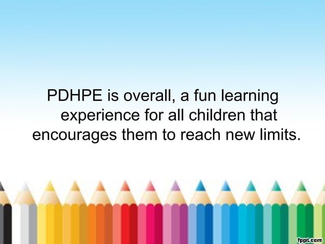 Pdhpe rationale | PPT