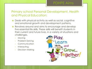 PDHPE Rationale | PPTX