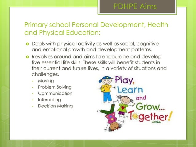 PDHPE Rationale | PPTX