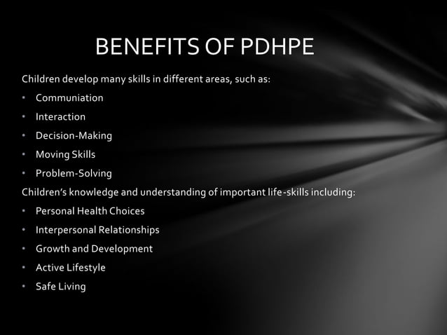 Pdhpe rationale | PPTX