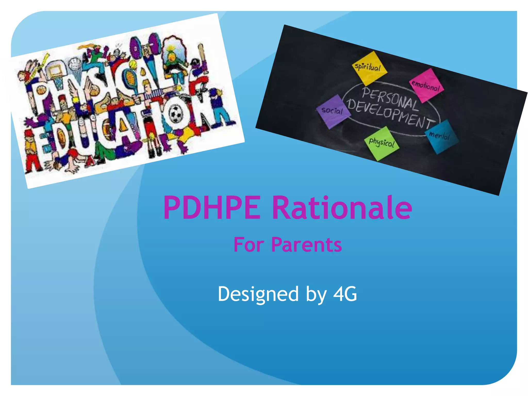 Pdhpe rationale | PPTX