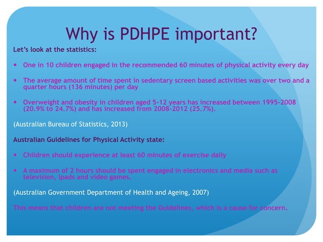 Pdhpe rationale | PPTX