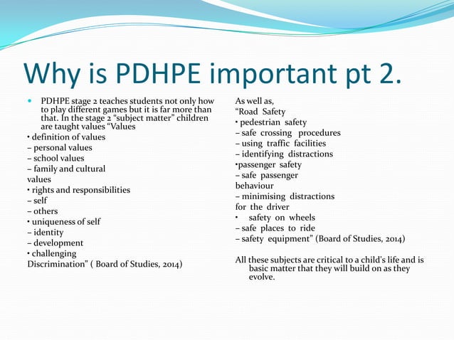 PDHPE PowerPoint | PPT