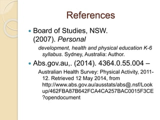 Pdhpe rationale for stage 5 | PPT