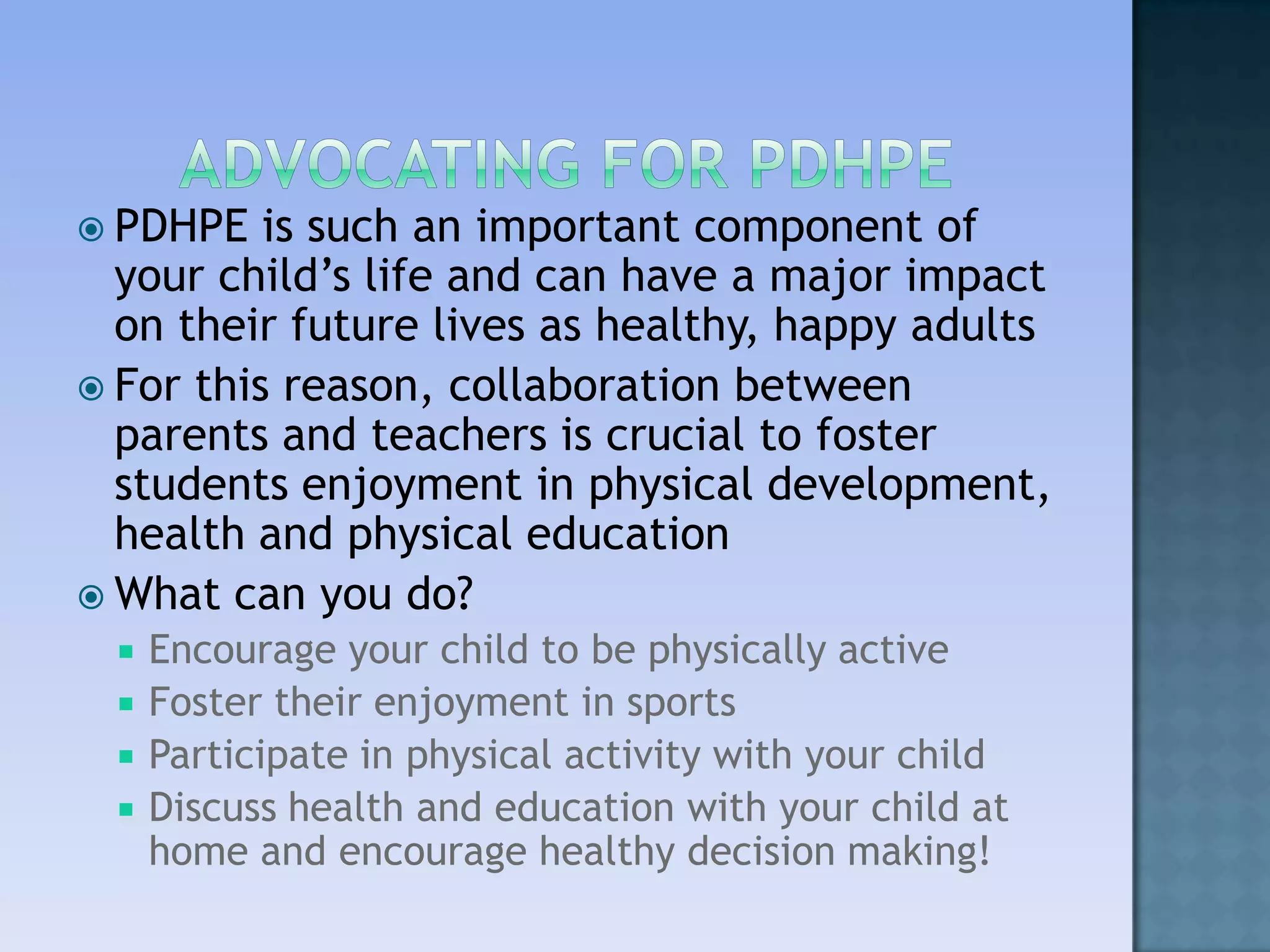 Pdhpe rationale | PPTX