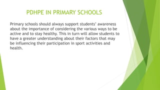 Pdhpe slides | PPT