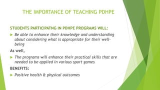 Pdhpe slides | PPT