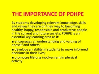 Pdhpe slides | PPTX | Children\'s Health | Healthy Living