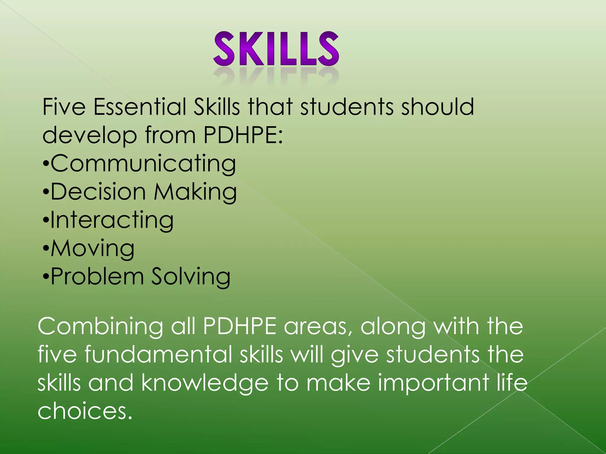 Pdhpe slideshow | PPTX