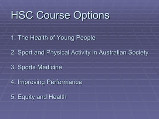 Pdhpe stage 6 slides | PPT