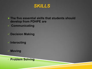 Pdhpe weebly slideshow | PPTX