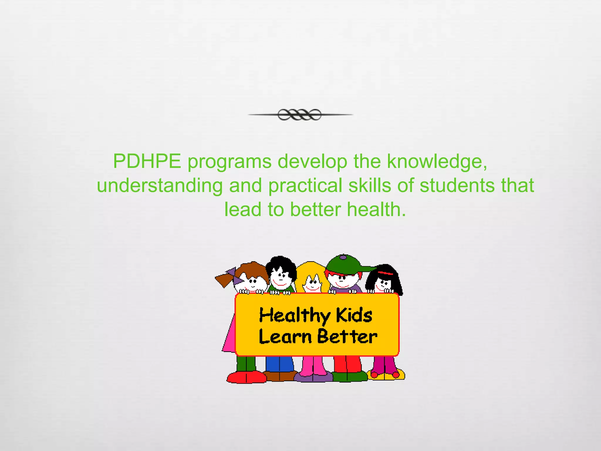 Advocating PDHPE in Primary Schools | PPTX | Education